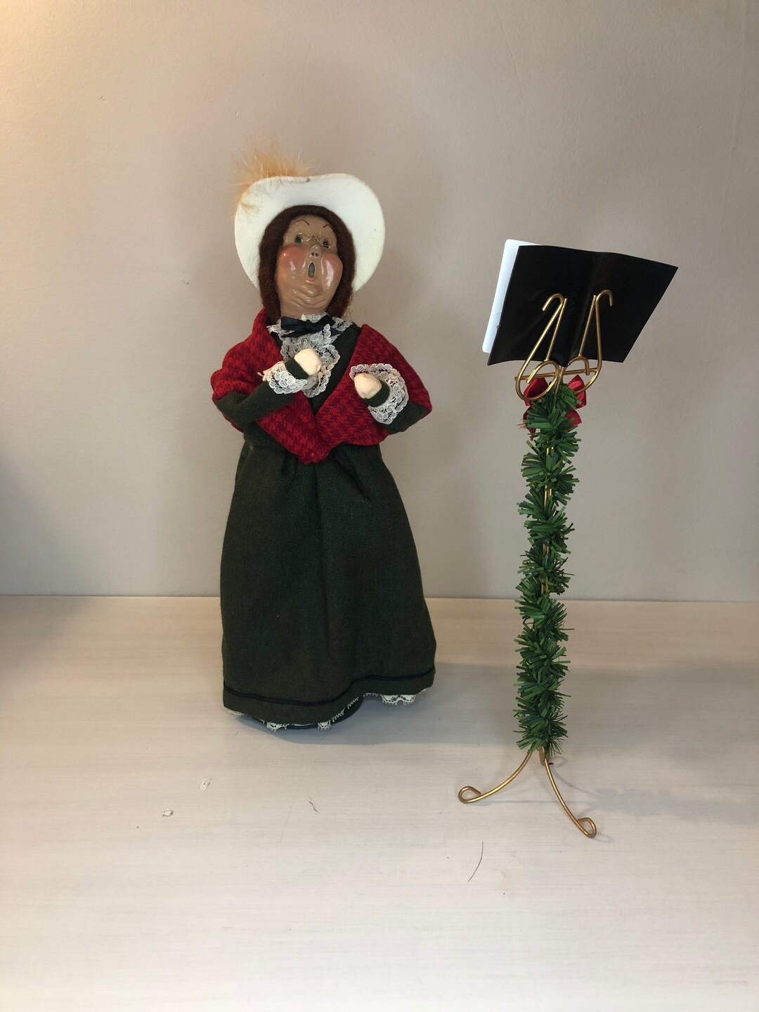 1993 Vintage Byers Choice Caroler -choir Director With Music Book ...