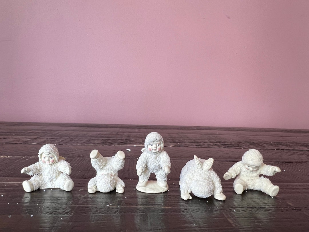 Dept 56- Tumbling in the Snow!; Snowbabies Miniatures Collection ...