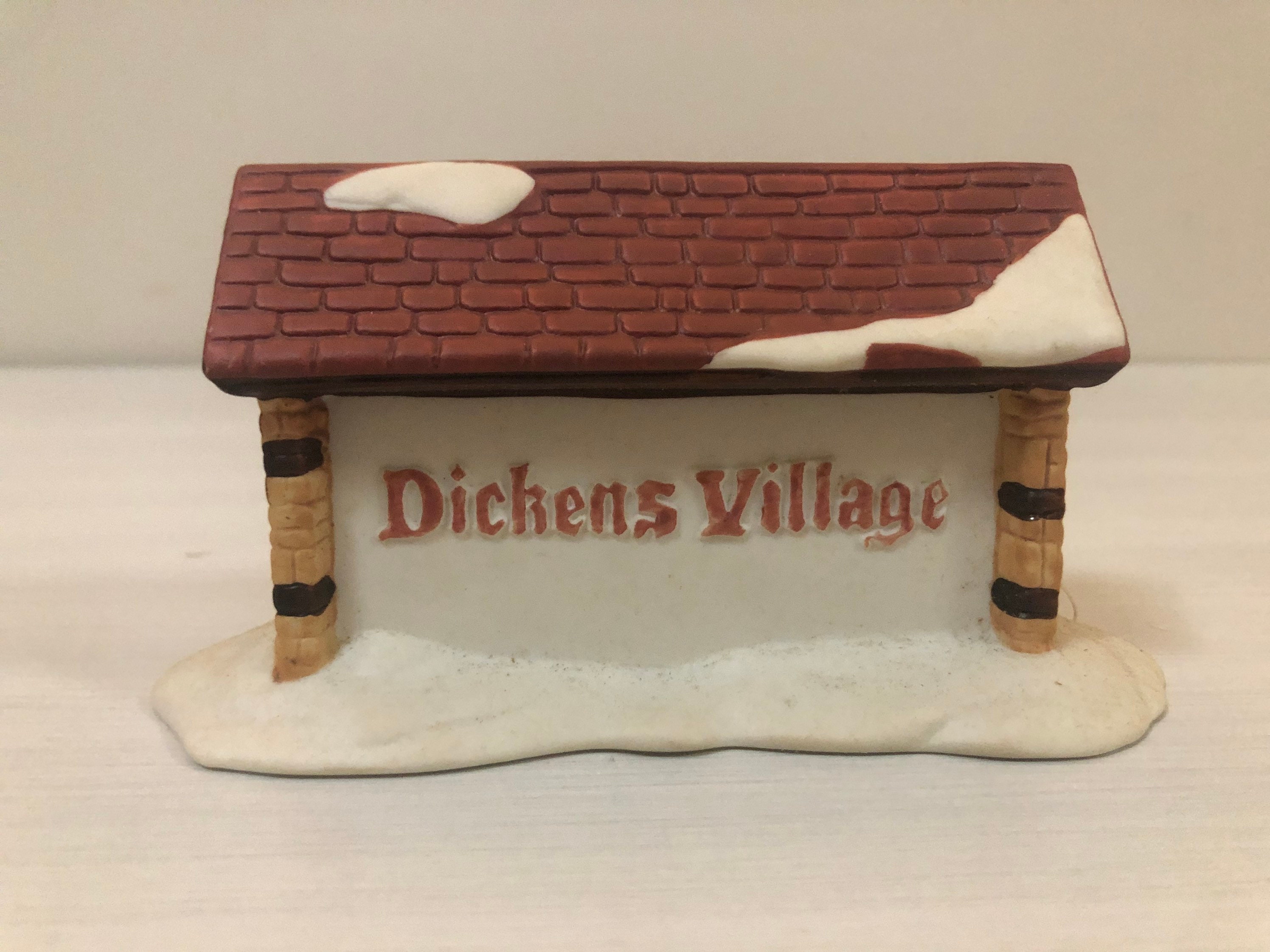 Dept 56: Dickens' Village Sign- Dickens' Village Collection ...