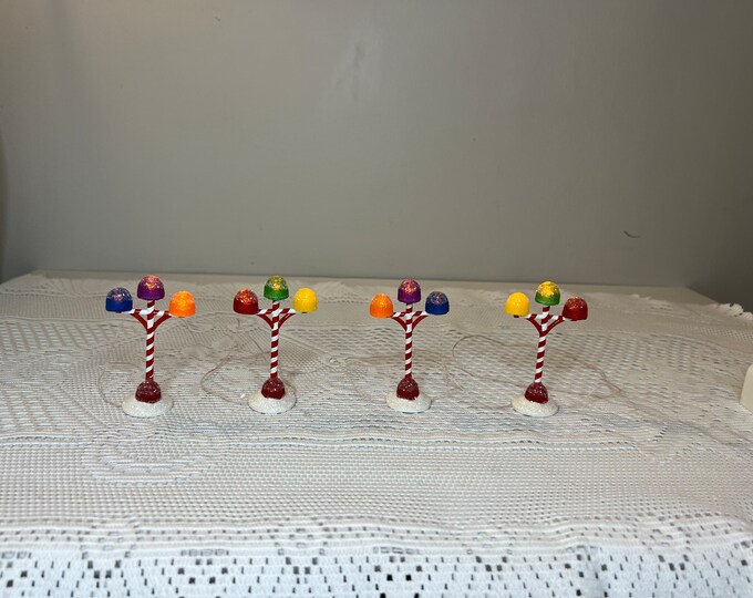 Dept 56: Gumdrop Street Lamps - North Pole Series; Department 56 ...