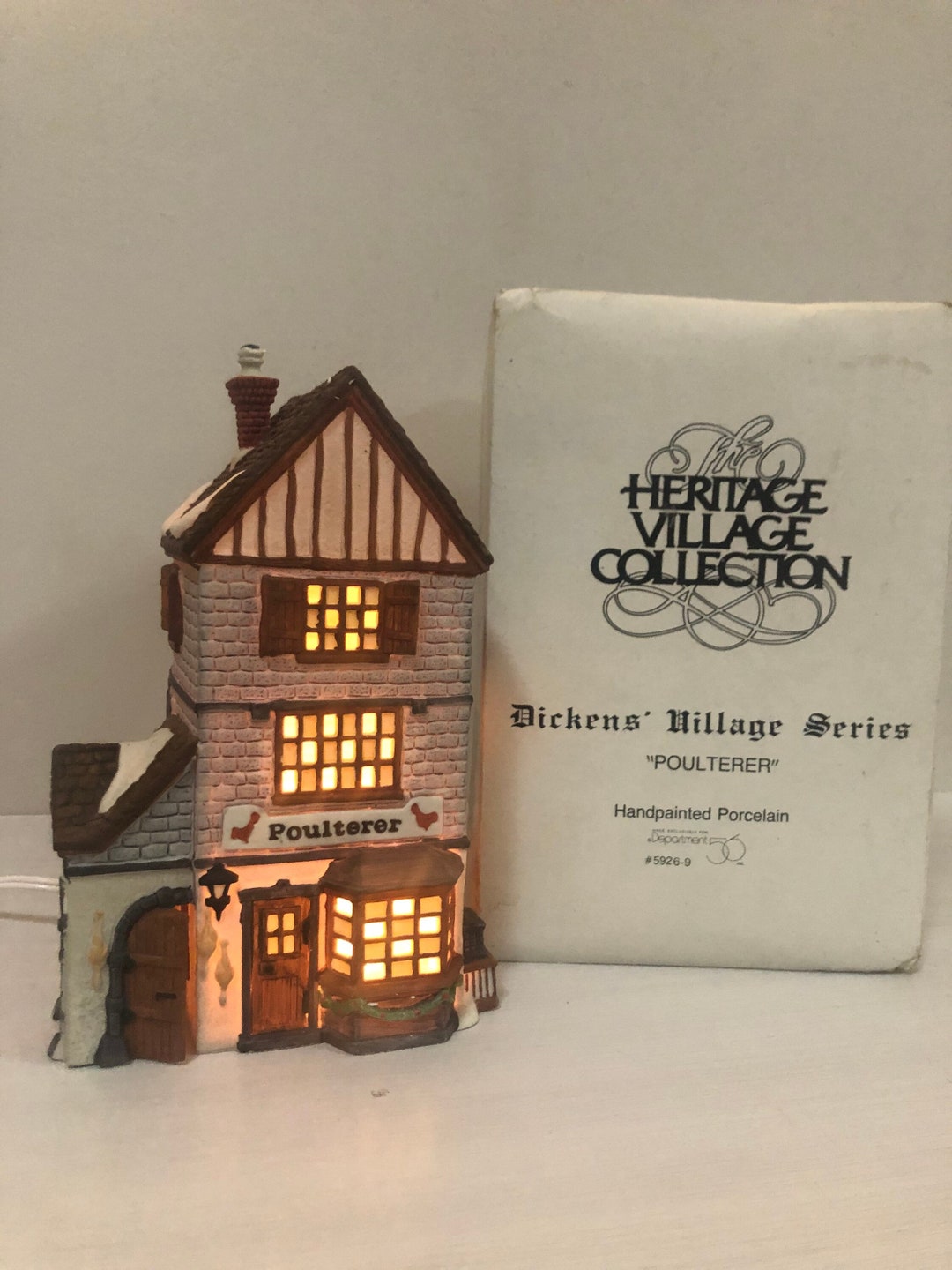 Dept 56: Poulterer- Dickens' Village Series; Department 56 - RETIRED ...