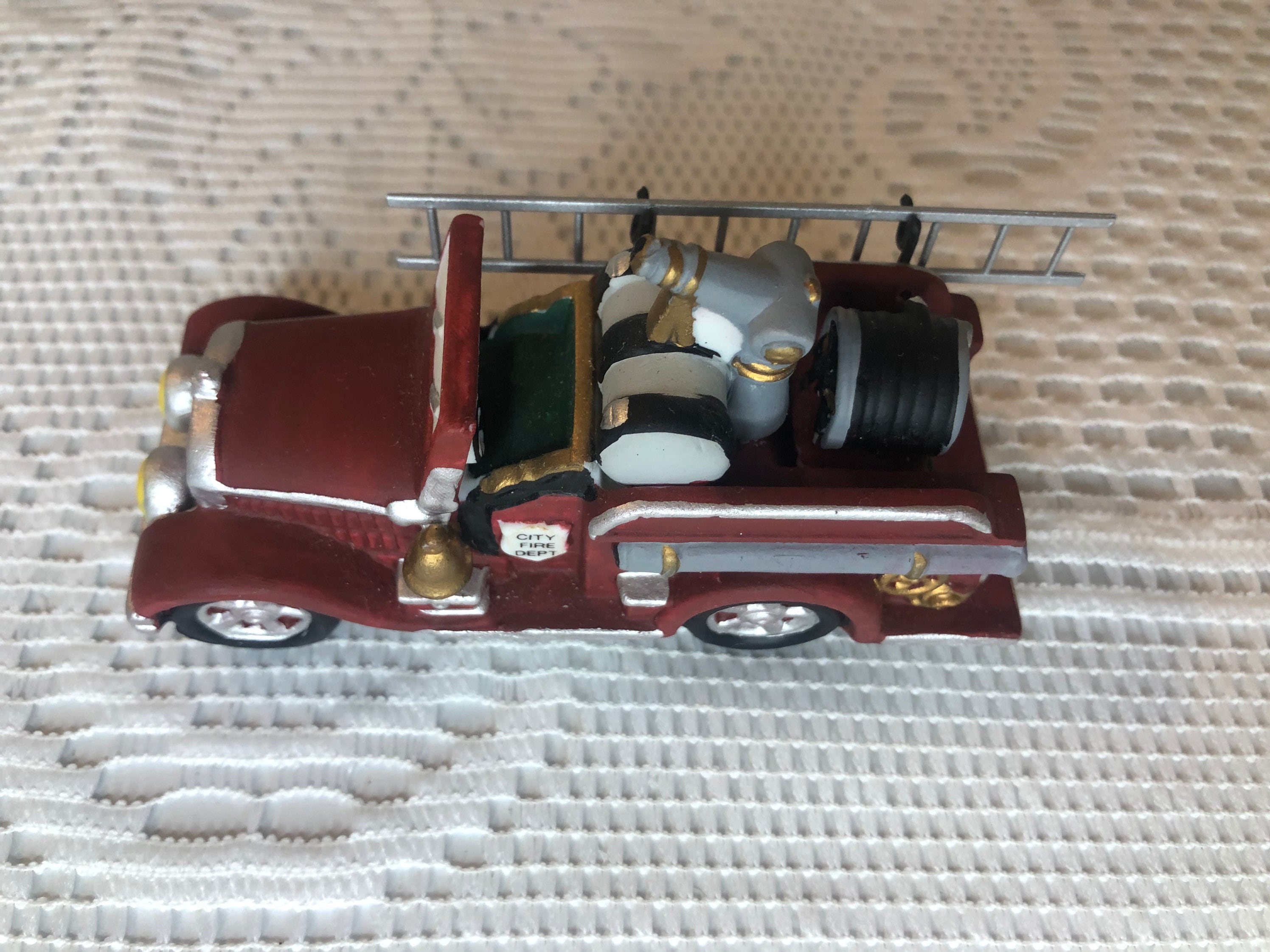 Dept 56: City Fire Dept. Fire Truck Snow Village Series - Etsy