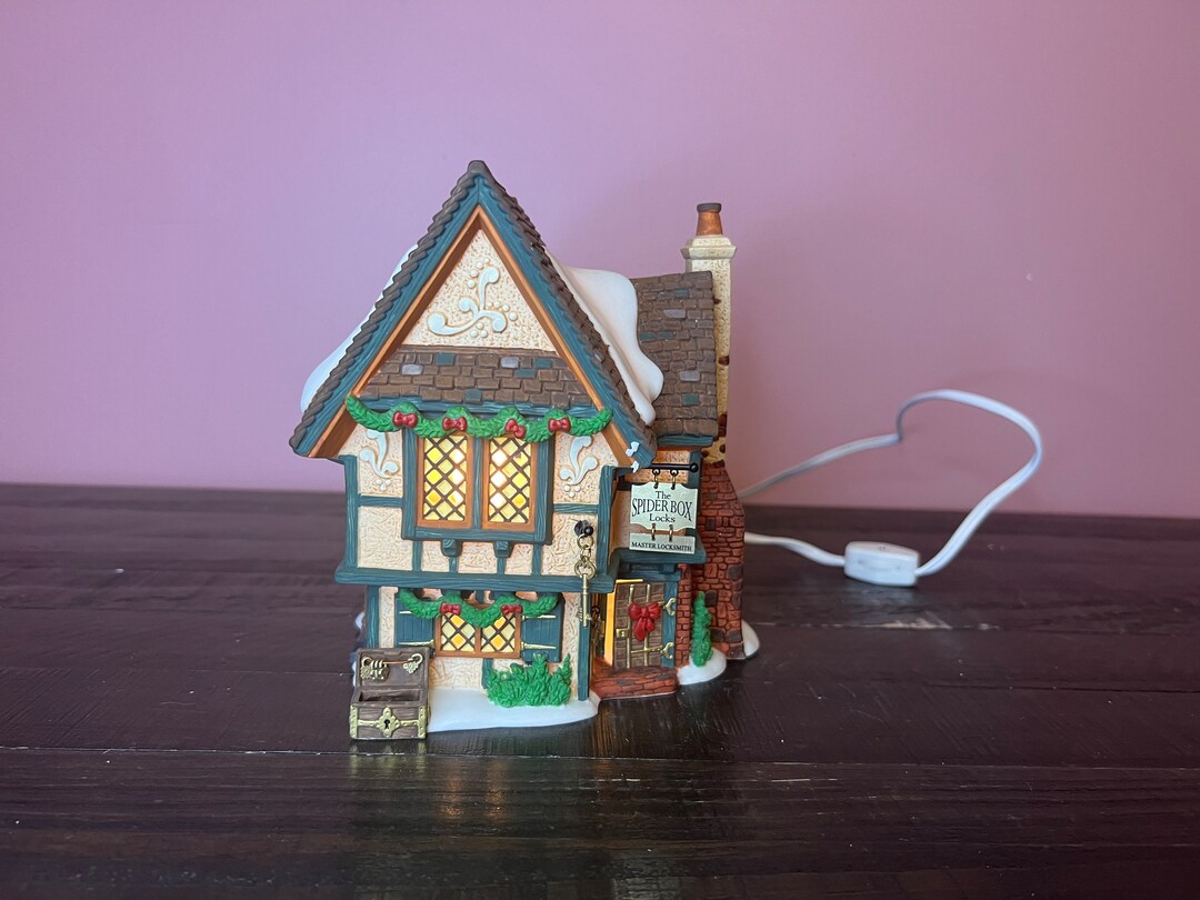 Dept 56- the Spider Box Locks; Dickens' Village Series; Department 56 ...