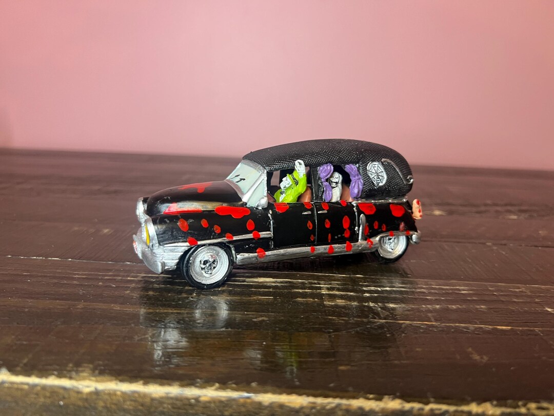 Lemax: Haunted Hearse- Spooky Town Collection; LEMAX RETIRED - Vintage ...