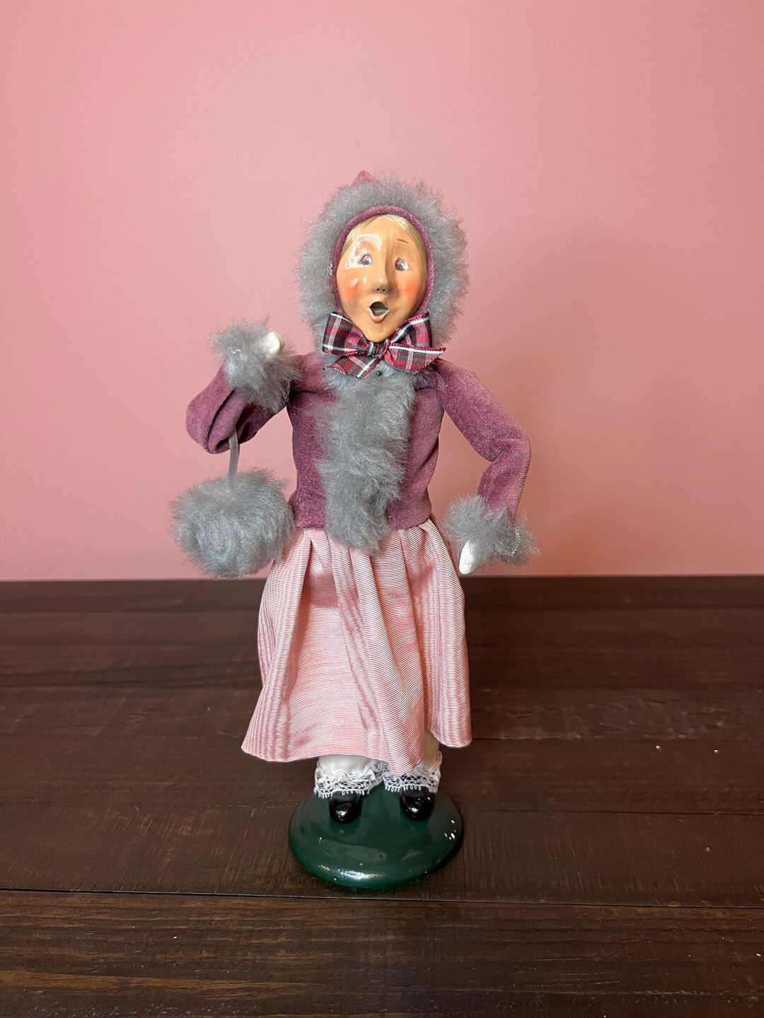 1996 Vintage Byers Choice Caroler-limited Edition, Victorian Girl With ...