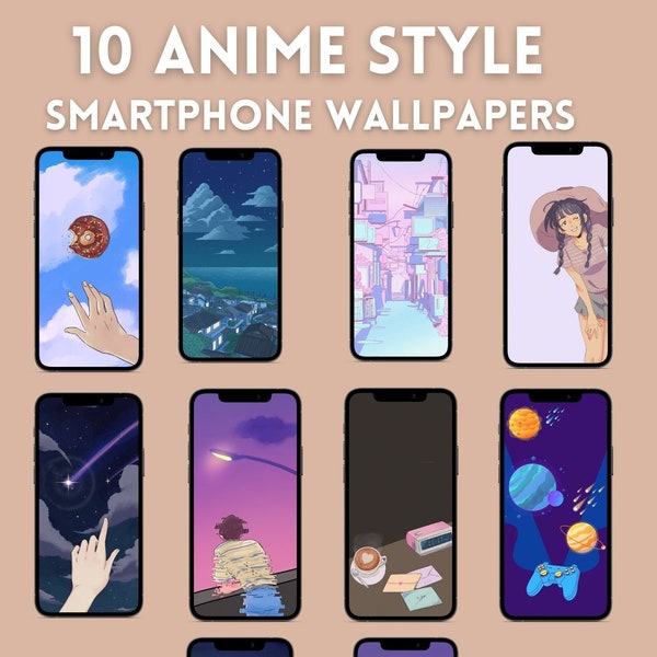 Anime Cell Phone Wallpaper - Etsy