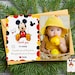 Mickey Mouse Thank You Photo Card Mickey Mouse Appreciation Image ...
