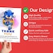 Sonic Welcome Birthday Card Instant Download Sonic the Hedgehog Welcome ...