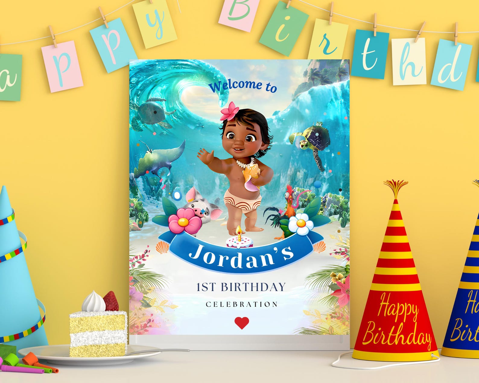 Moana Welcome Sign, Moana Welcome Board, Moana Welcome Banner Moana ...