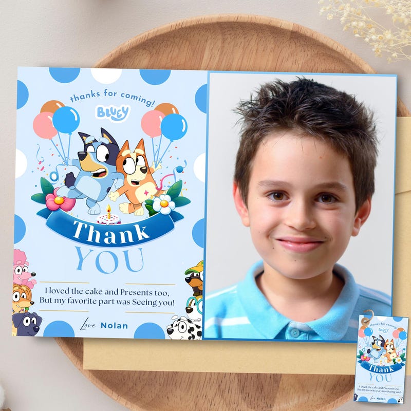 Dog Thank You Theme Cards - Etsy