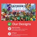Roblox Banner Roblox Kids Birthday Personalised Banner Personalised ...