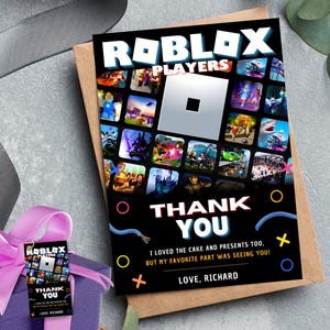 Roblox Themed Gift Tags Gamer Present Labels Roblox Gift Tags Ideal for ...