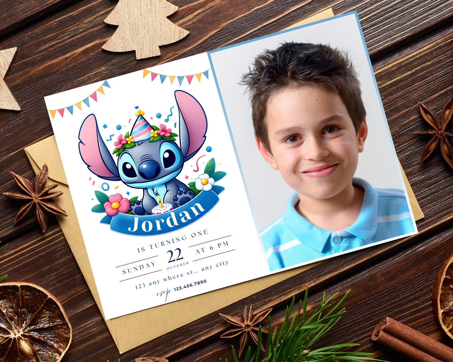 Lilo & Stitch Inspired Photo Display Stitch Birthday Picture Custom ...