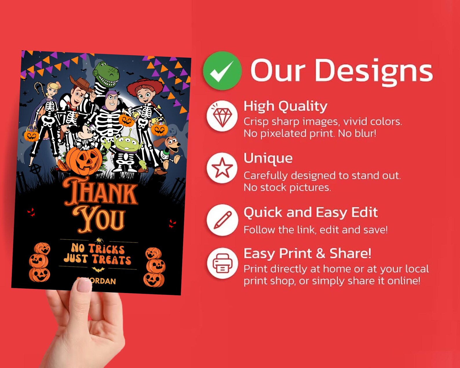 Halloween Toy Story Thank You Tag Horror Toy Story Halloween Thank You ...