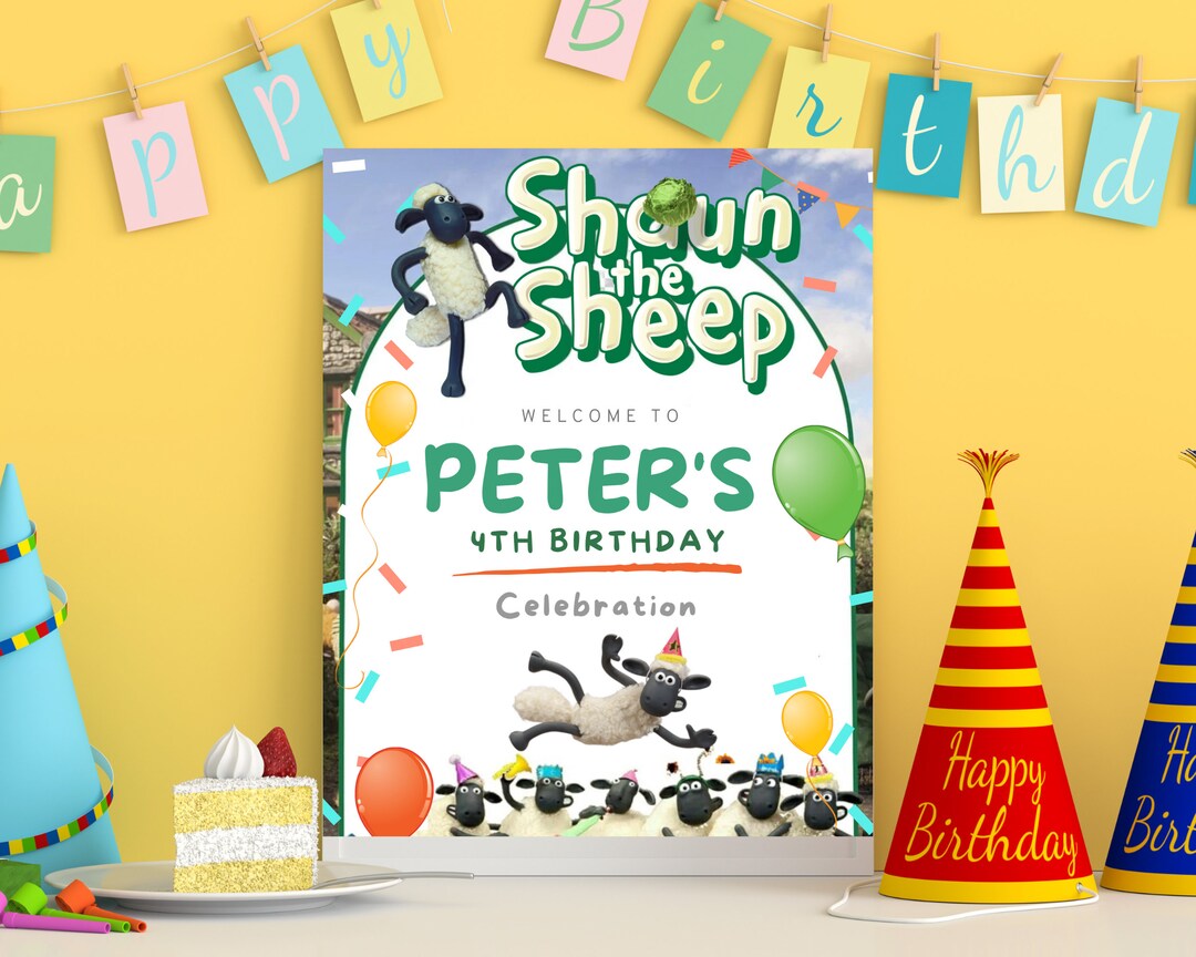 Shaun the Sheep Welcome Sign Cute Shaun the Sheep Door Tag Ideal for ...