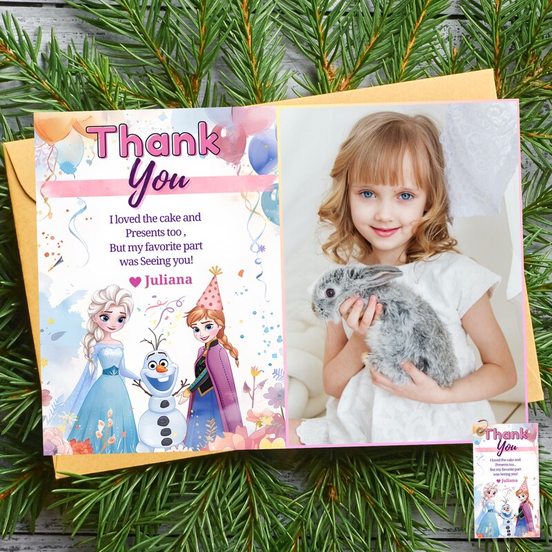 Frozen Thank You - Etsy