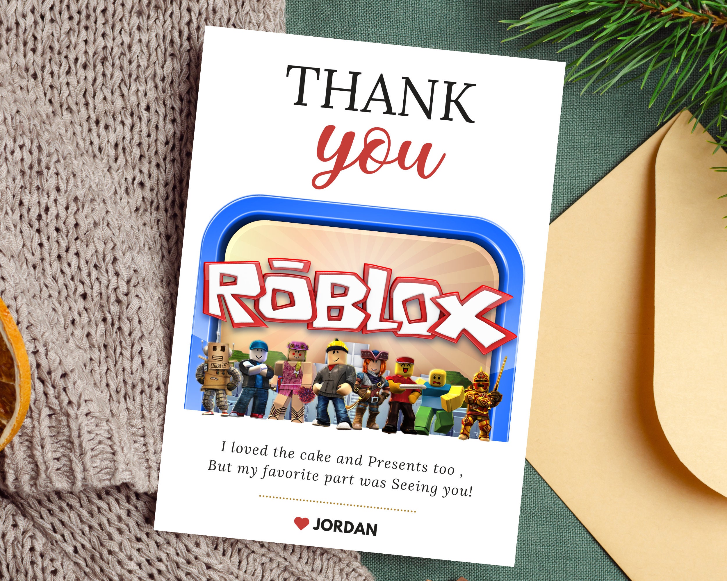 Roblox Themed Gift Tags Gamer Present Labels Roblox Gift Tags Ideal for ...