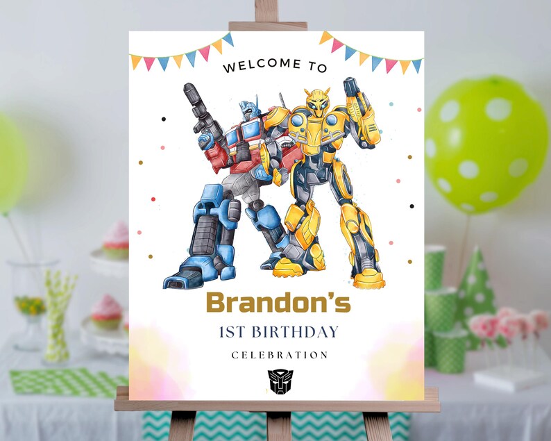 Autobot Inspired Door Mat Transformers Welcome Sign Bumblebee ...