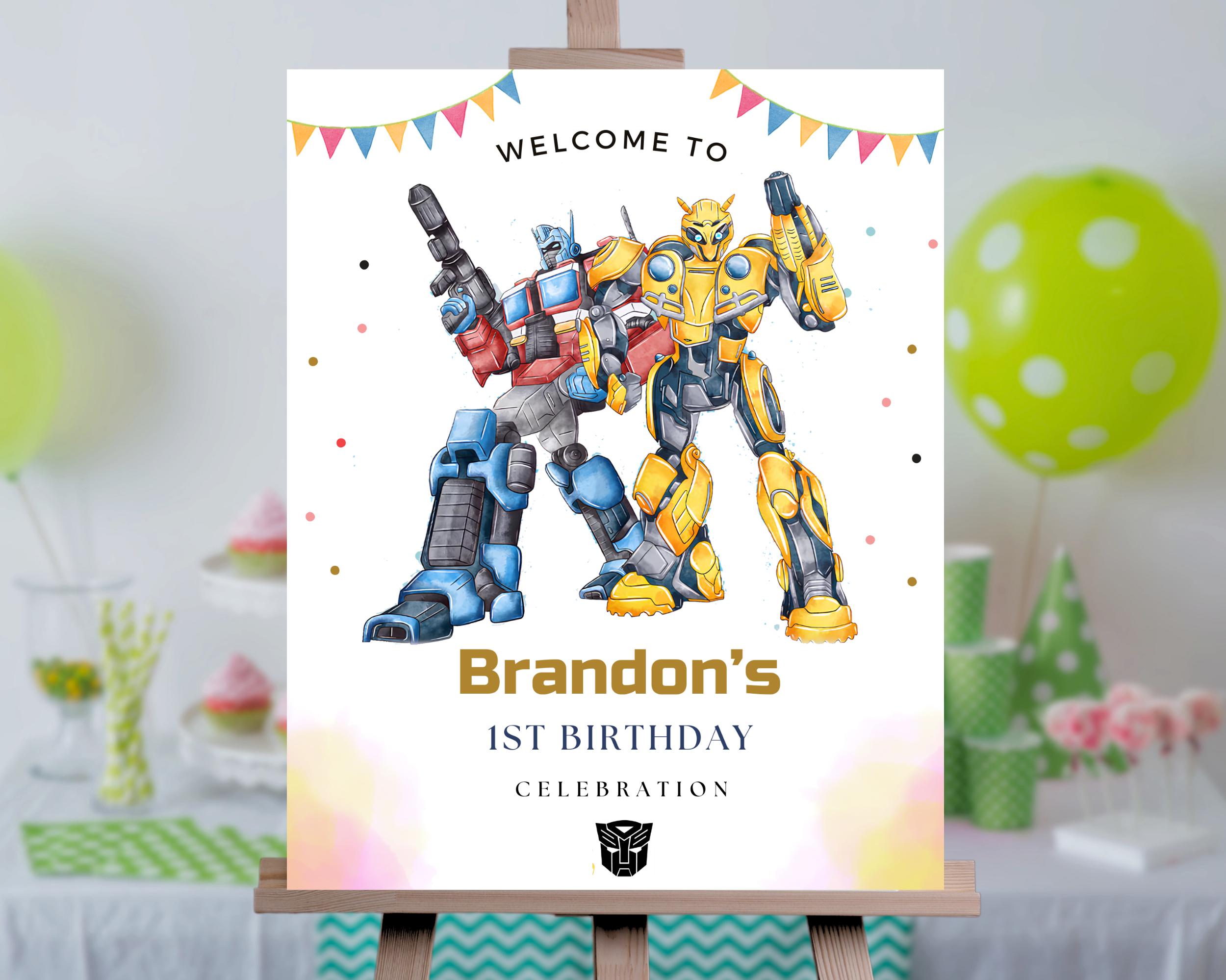 Autobot Inspired Door Mat Transformers Welcome Sign Bumblebee ...