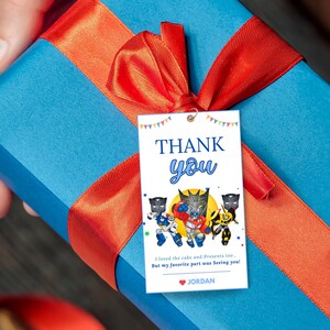 Transformers Birthday Tag Printable Transformers Optimus Prime Thank ...