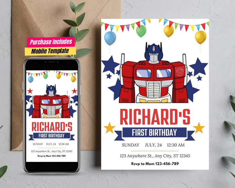 Transformers Optimus Prime Thank You Tag Transformers Gift Tags Autobot ...