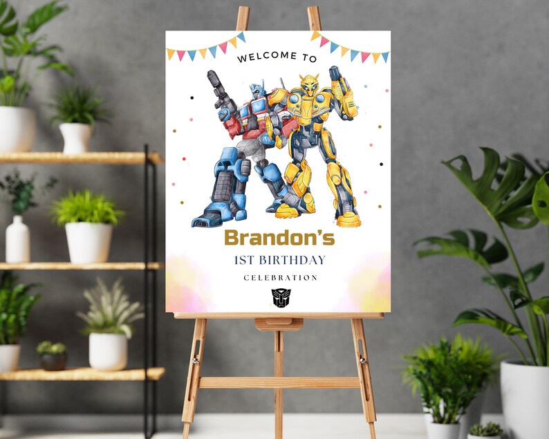 Autobot Inspired Door Mat Transformers Welcome Sign Bumblebee ...