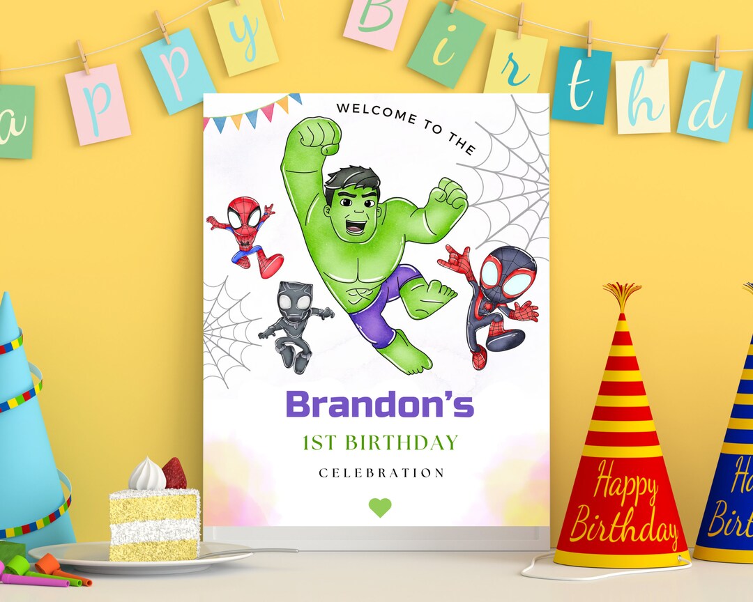 The Incredible Hulk Welcome Birthday Card Amazing Hulk Welcome to the ...
