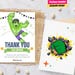 The Incredible Hulk Thank You Cards Superhero Gratitude Notes for Kids ...