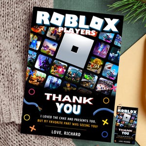 Roblox Themed Gift Tags Gamer Present Labels Roblox Gift Tags Ideal for ...