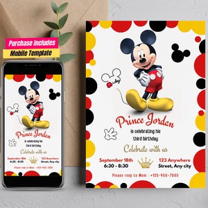 Mickey Mouse Thank You Photo Card Mickey Mouse Appreciation Image ...