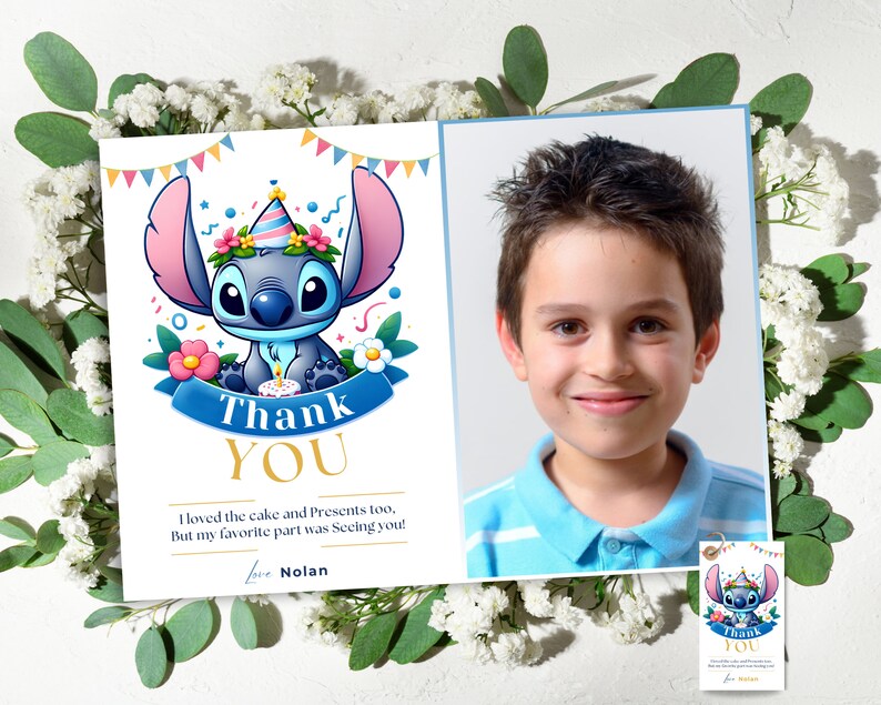 Lilo & Stitch Inspired Photo Display Stitch Birthday Picture Custom ...