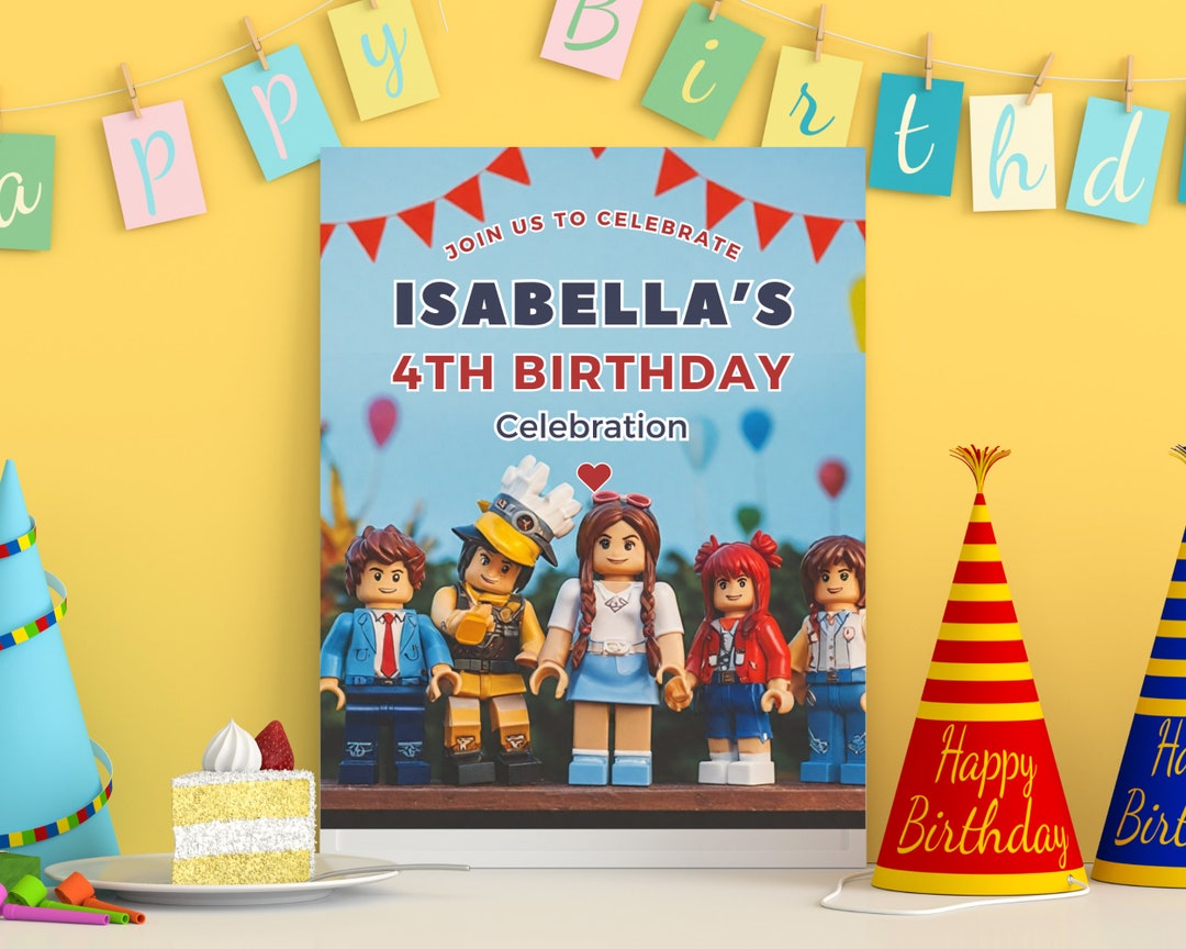 Girls Roblox Themed Welcome Greeting Card Roblox Welcome to World ...