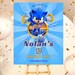 Sonic Welcome Birthday Card Instant Download Sonic the Hedgehog Welcome ...