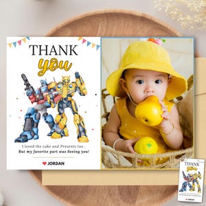 Transformers Birthday Tag Printable Transformers Thank You Tag Template ...