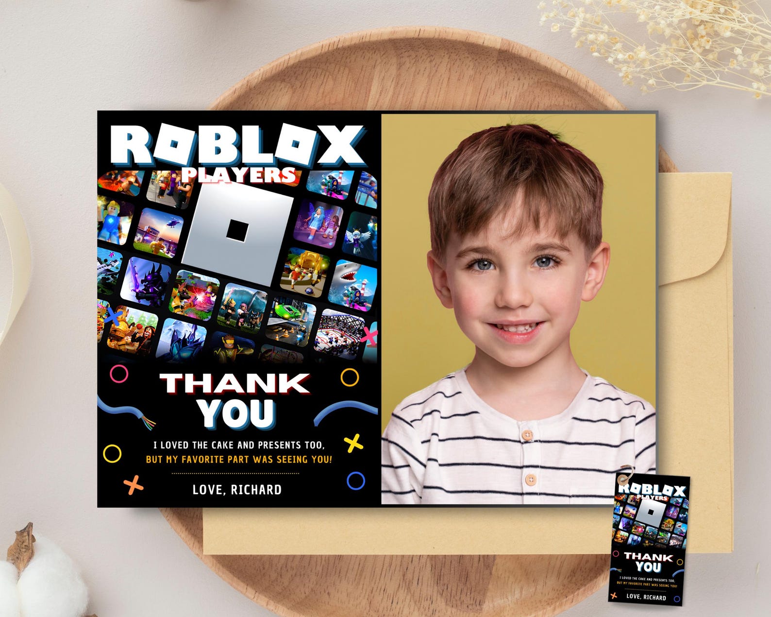 Roblox Themed Gift Tags Gamer Present Labels Roblox Gift Tags Ideal for ...