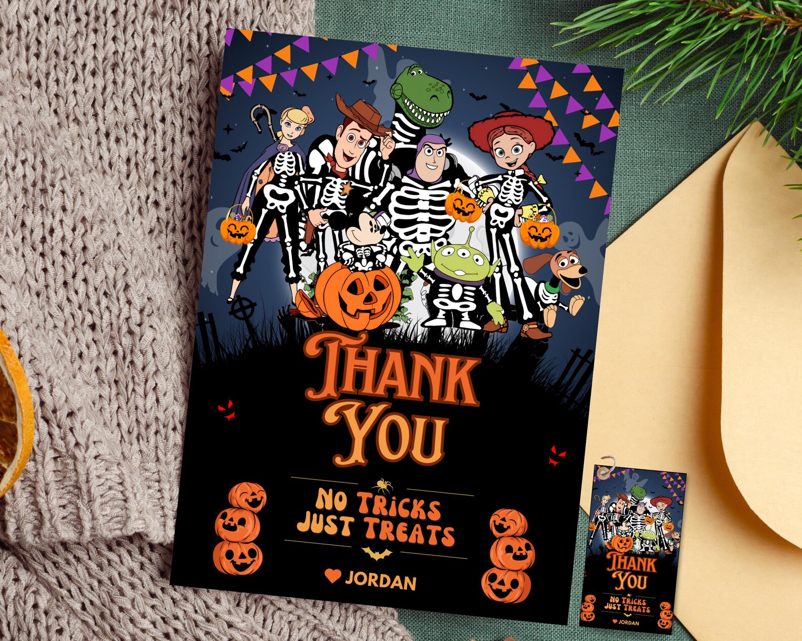Halloween Toy Story Thank You Tag Horror Toy Story Halloween Thank You ...