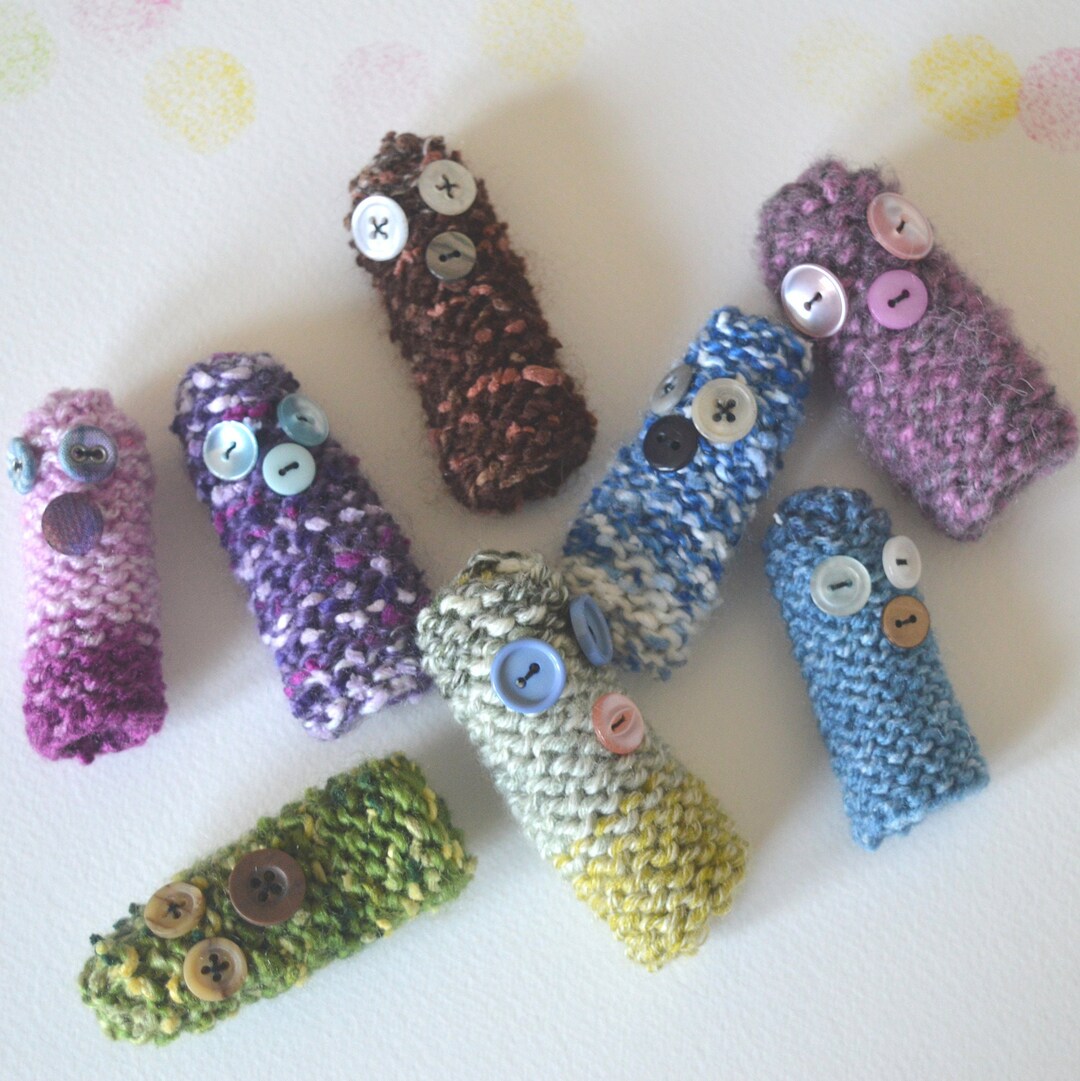 Finger Puppets, Knitted Finger Puppets, Hand-made Childrens Toys, Party ...