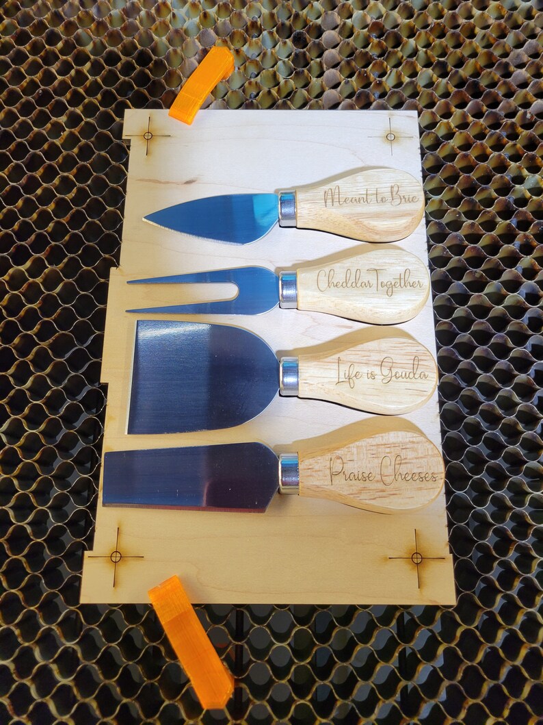 Cheese Knives Jig SVG Files Two Files Set of 4 and 8 Digital - Etsy