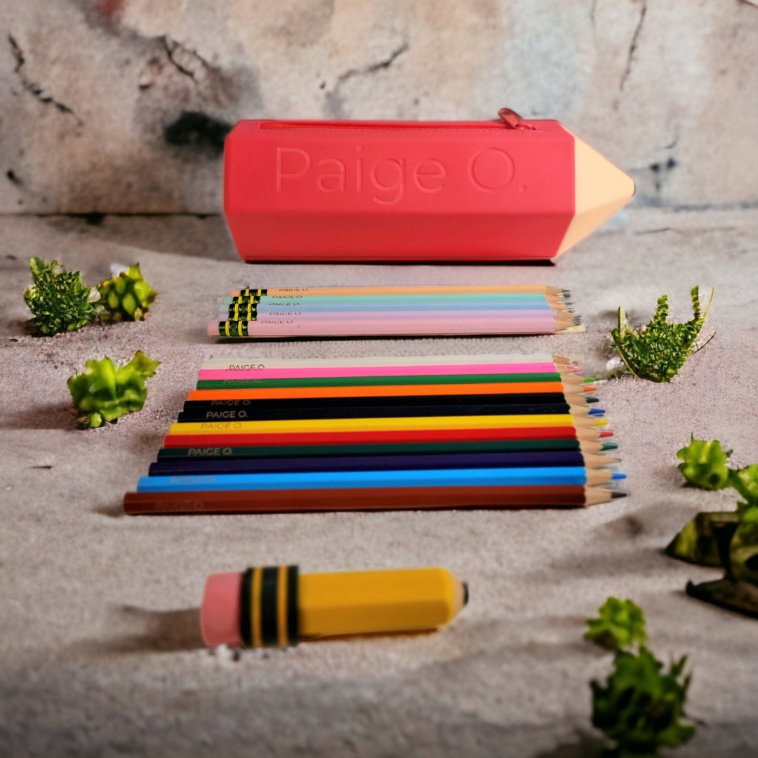 Personalized Back to School Pencil Pouch Bundle Pencil Case With ...