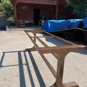 Unfinished Walnut Wood Table Legs, Raw Walnut Wood Table Legs, Modern ...