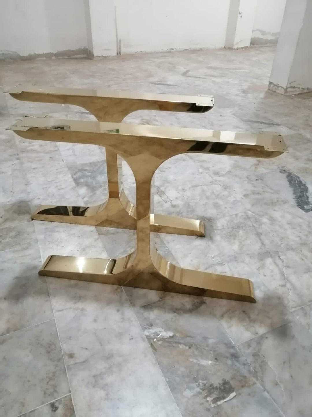 Stainless Steel Shiny Gold Table Legs, Gold Table Legs, Brass Gold ...
