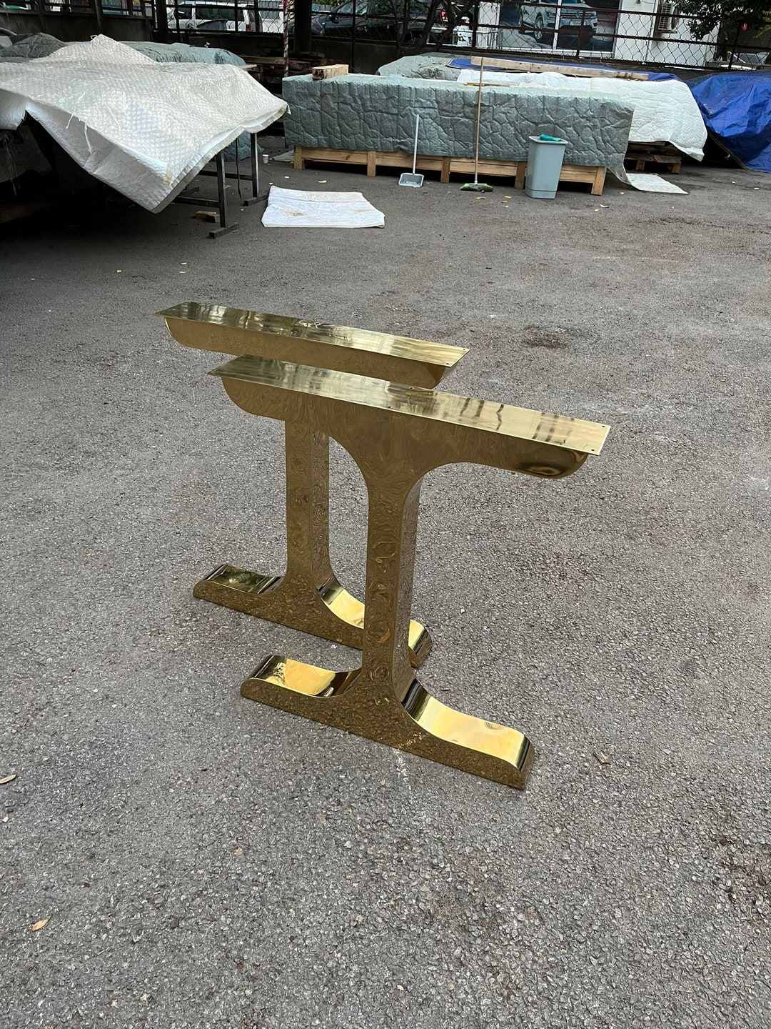 Custom Stainless Steel Shiny Gold Table Legs, Shiny Gold Metal Table ...