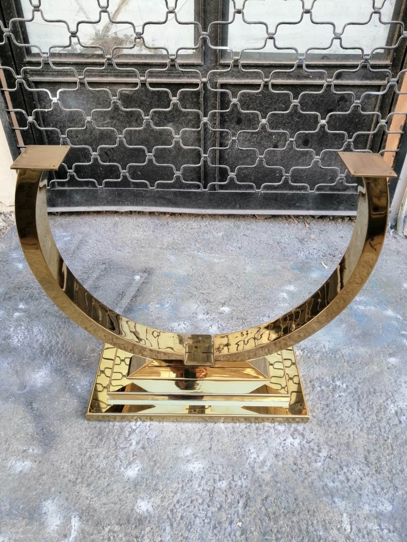 Stainless Steel Metal Shiny Gold Table Legs, Shiny Gold Metal Table ...