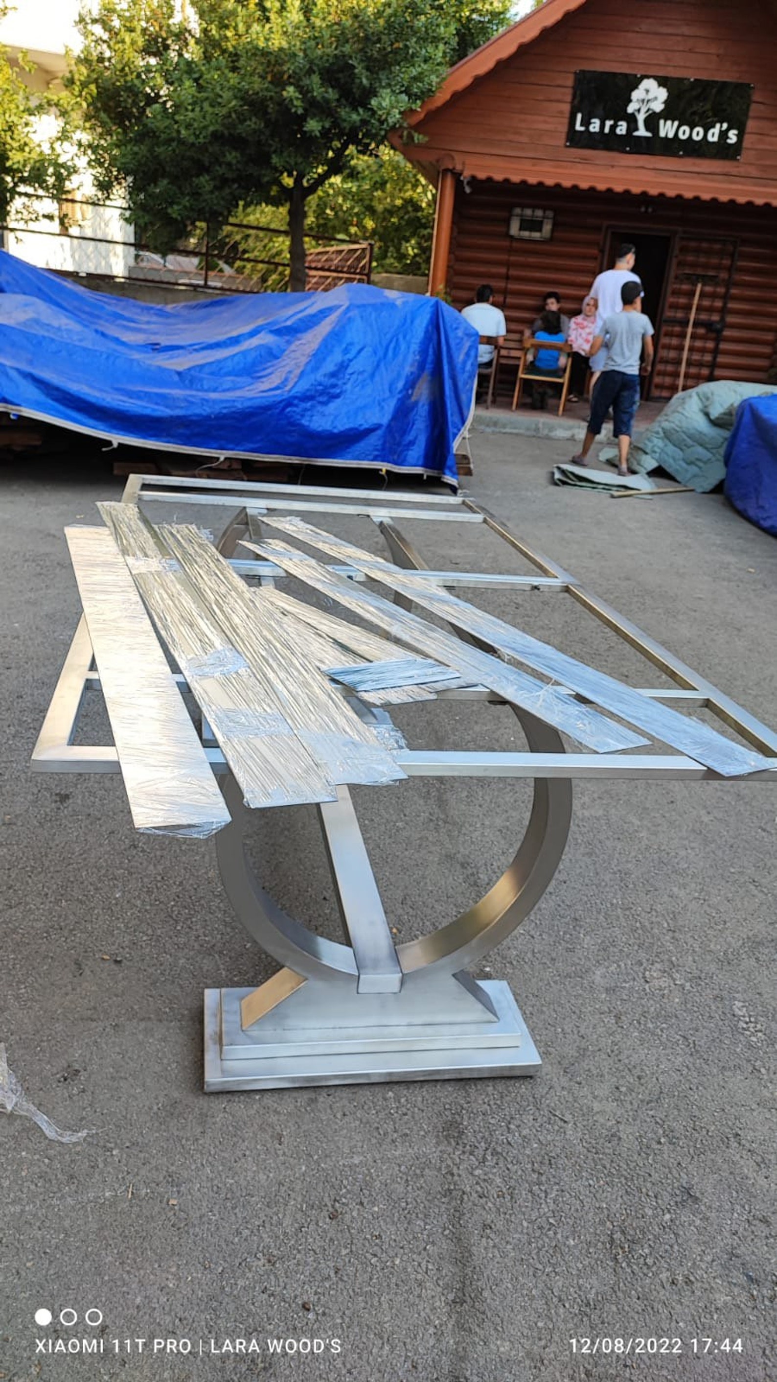 U Shape Brushed Silver Table Base, Table Legs, Metal Shiny Gold Table ...