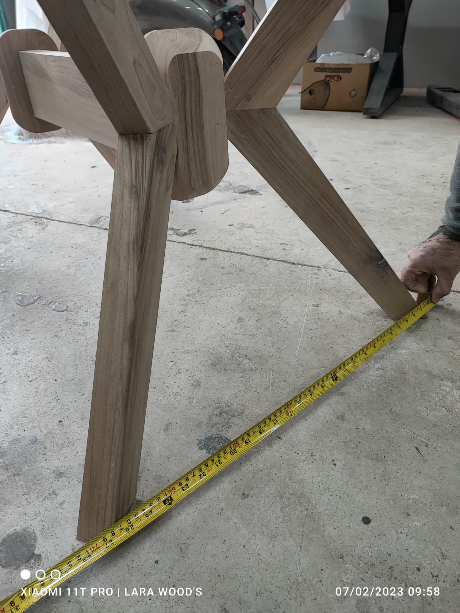 Rustic Walnut Table Legs, Wooden Table Legs, Modern Table Base, Dining ...