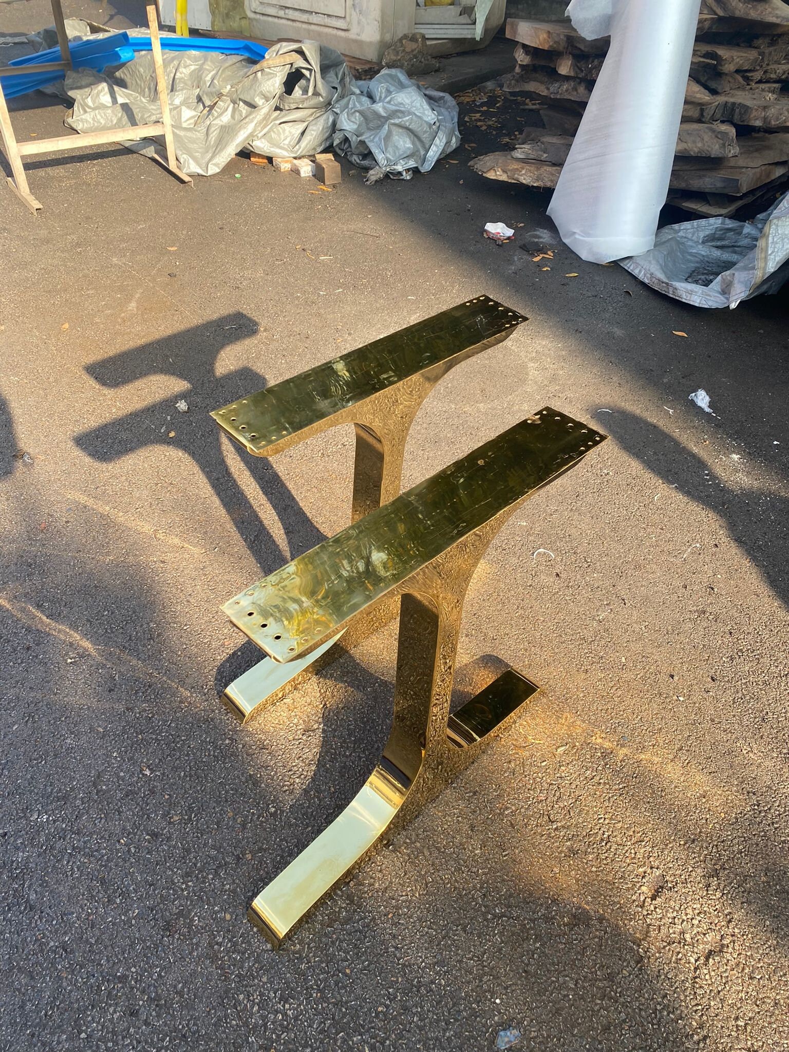 Custom Stainless Steel Shiny Gold Table Legs, Shiny Gold Table Legs ...