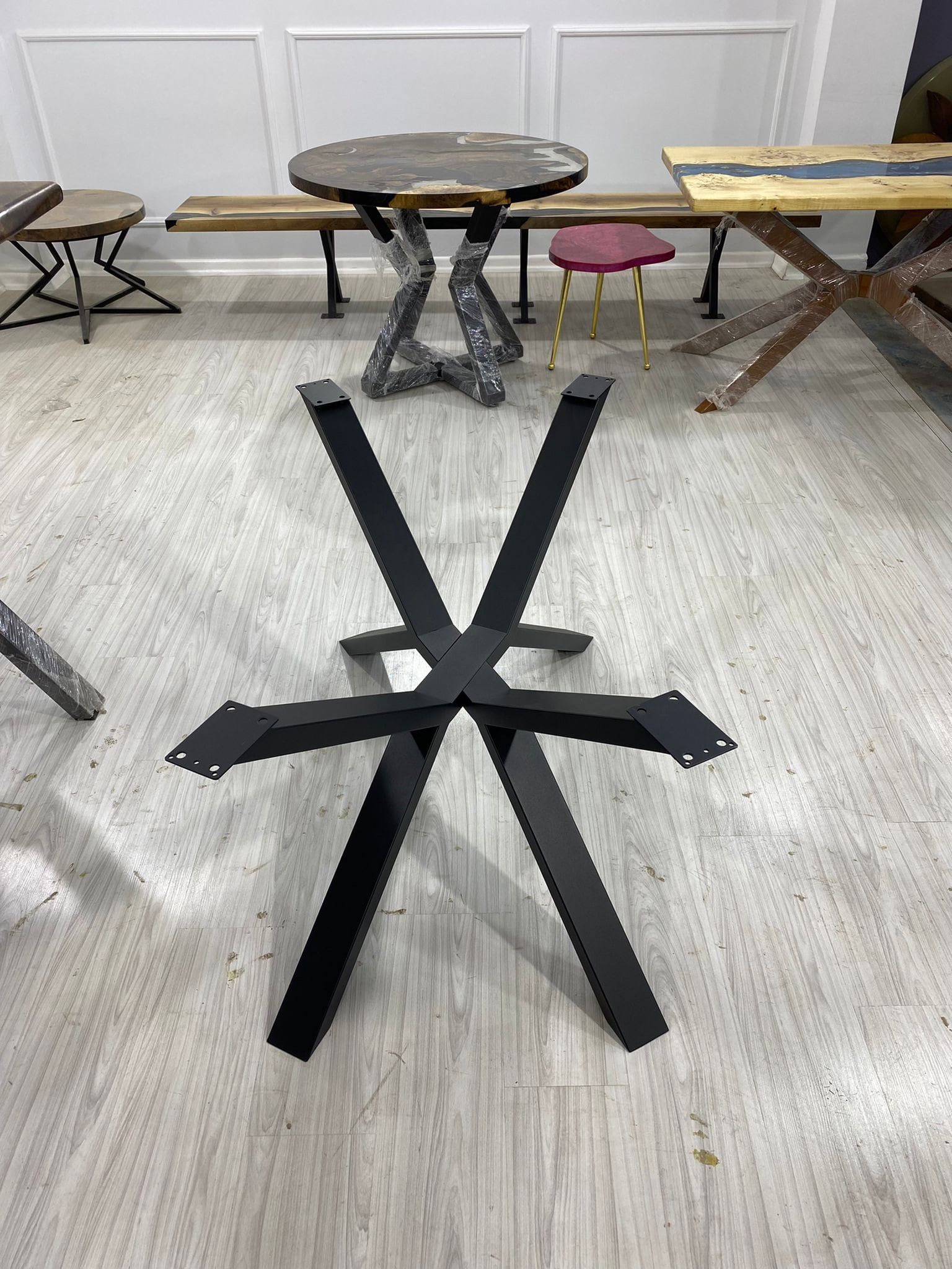Custom Spider Table Base, Steel Metal Table Legs, Spider Legs, Spider ...