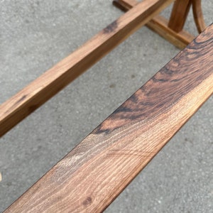 Solid Walnut Wood Table Legs, Unfinished Walnut Wood Table Legs, Raw ...