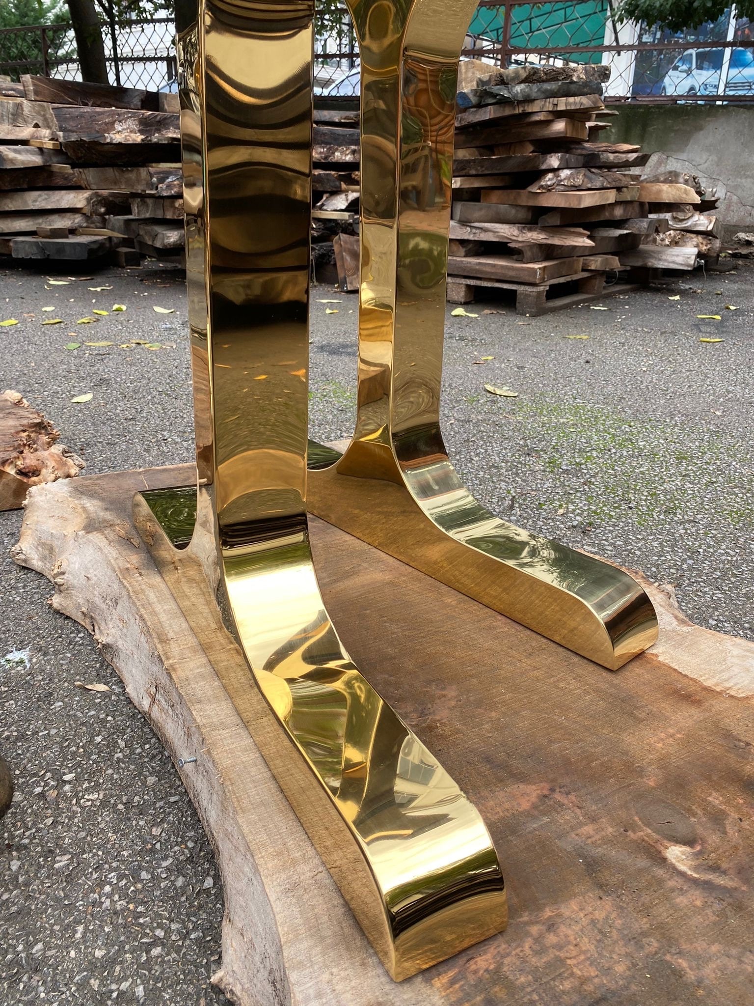 Stainless Steel Shiny Gold Table Legs, Gold Table Legs, Brass Gold ...