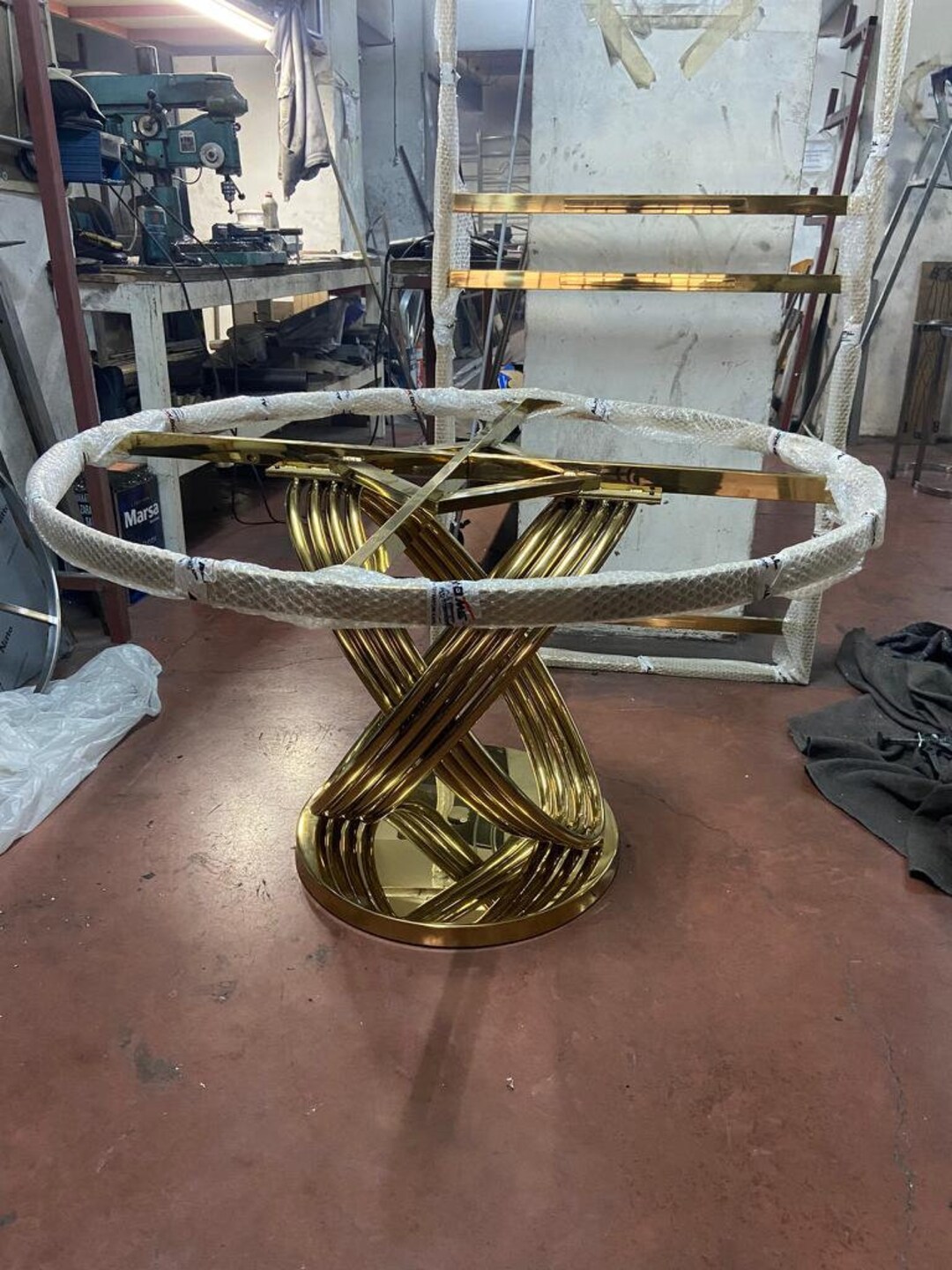 Stainless Steel Brass Gold Plated Table Legs, Metal Gold Brass Table ...